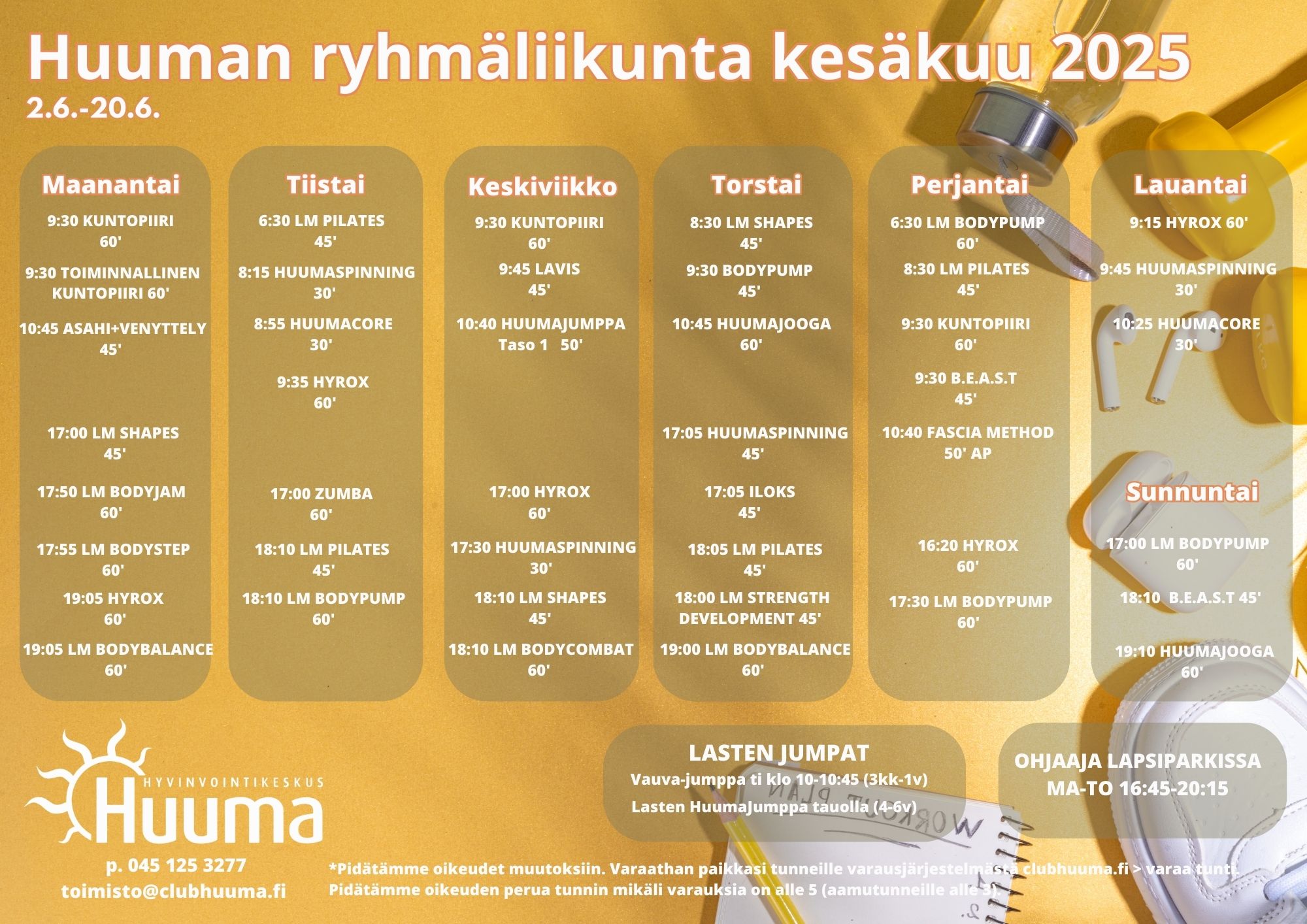 Club Huuma – Hyvinvointikeskus & kuntosali Kotkassa